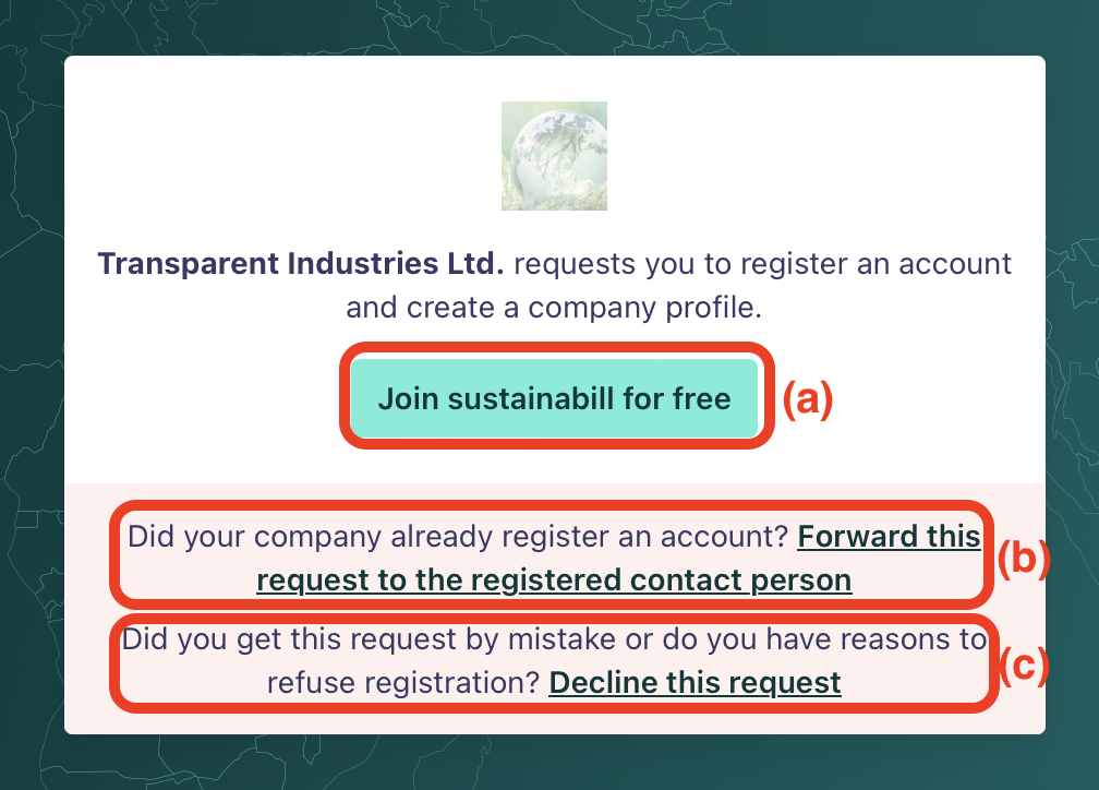 How do I register on the VERSO sustainabill platform?
