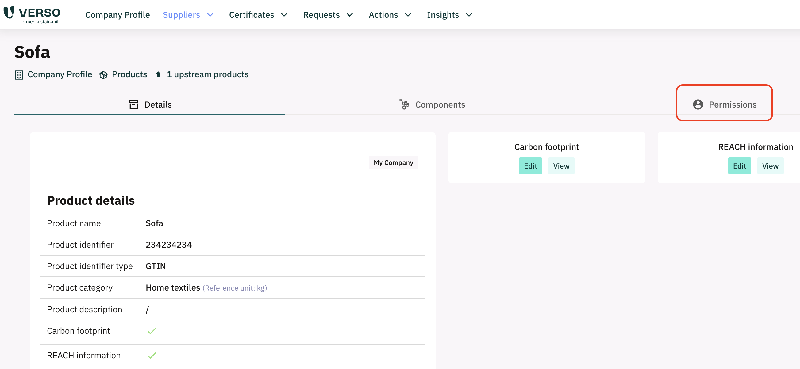 How do I see who has access to one of my products?