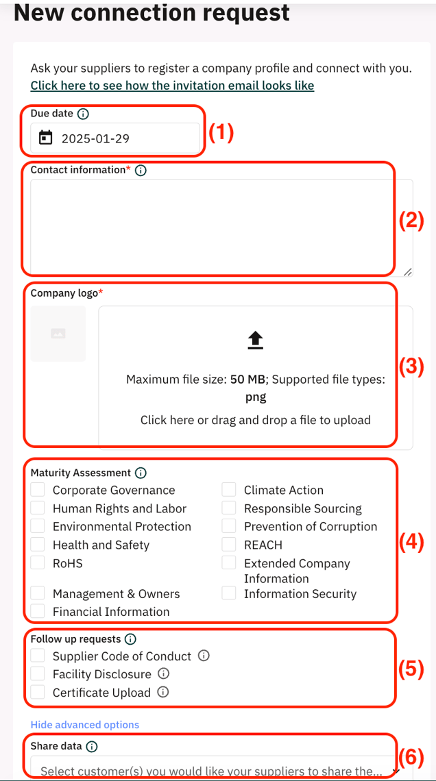 How do I send a connection request?